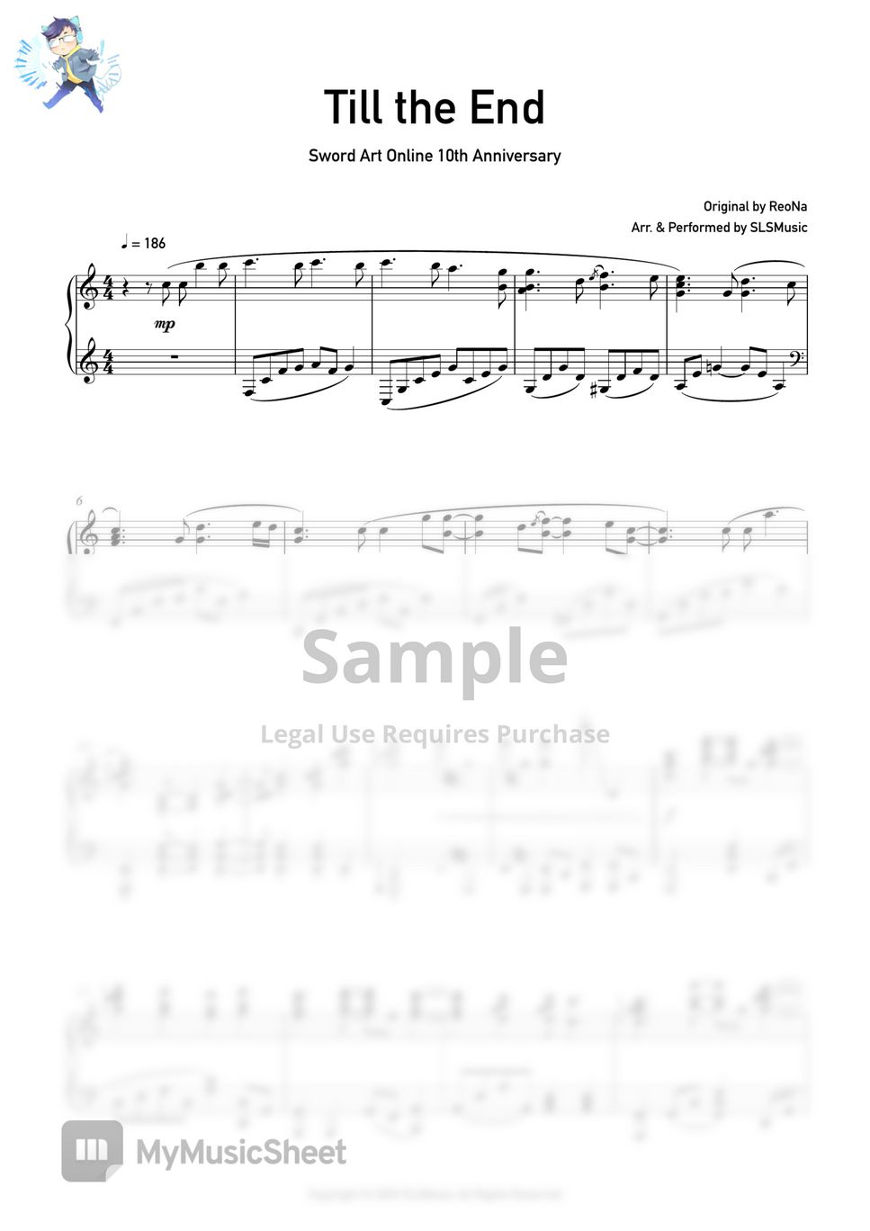 ReoNa - Till the End (SAO 10 Anniversary) Sheets by SLSMusic