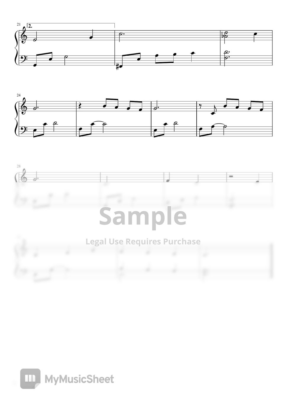 Henry Mancini - Moon River (Easy ver.) Sheets by Mindpiano