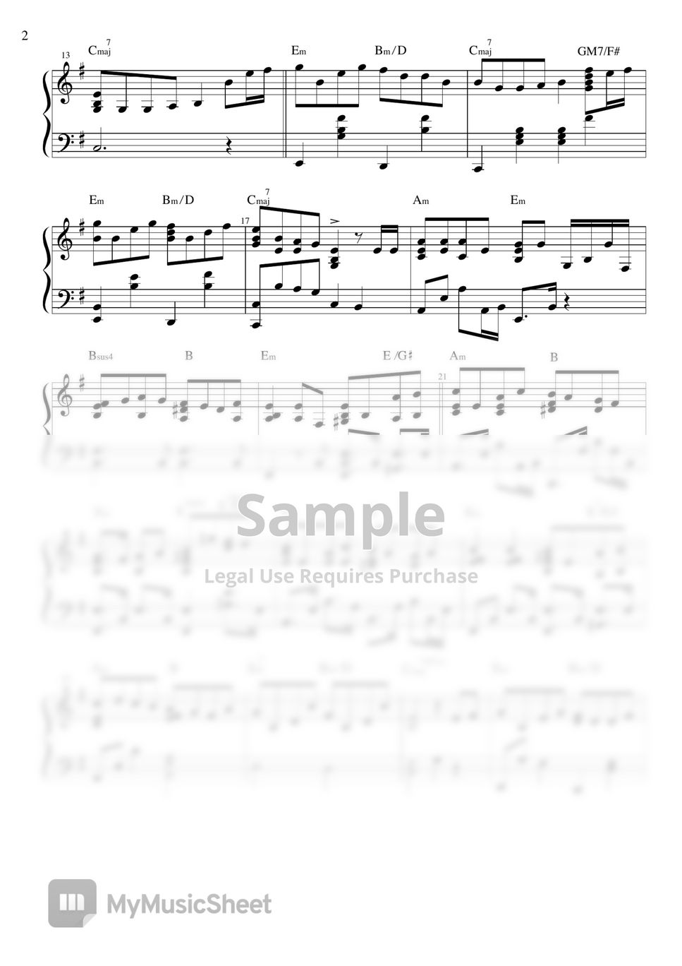 Niles Borop Via Dolorosa 고난의 길 악보 By Harpiano