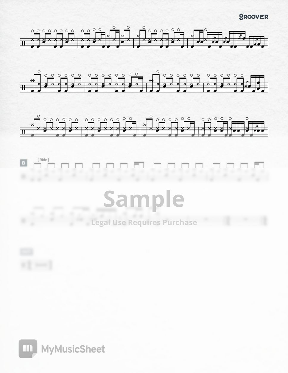 茄子蛋 - 浪流連 :: DRUM Sheets by GROOVIER