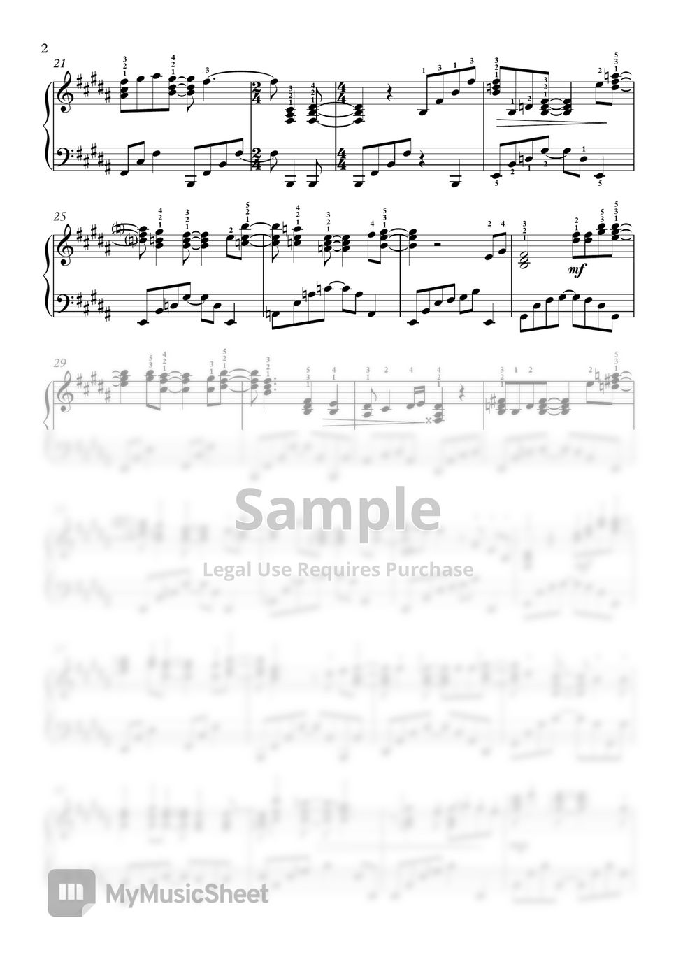 Chicago - If You Leave Me Now 악보 by Adelina Piano