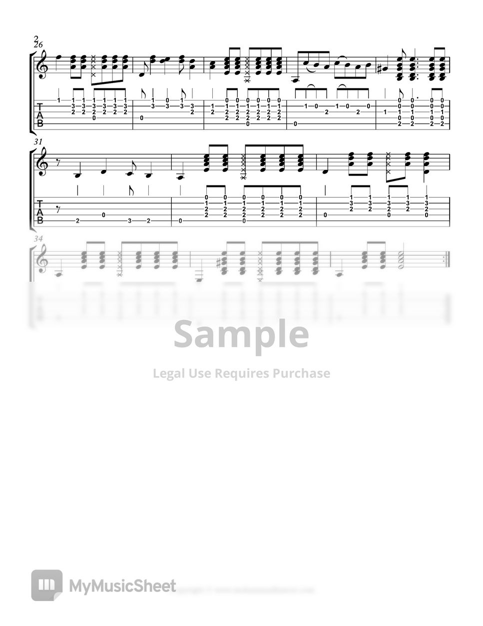 Sal Bonavita - Flamenco Rumba TAB+1 Staff by Mohammad Lameei