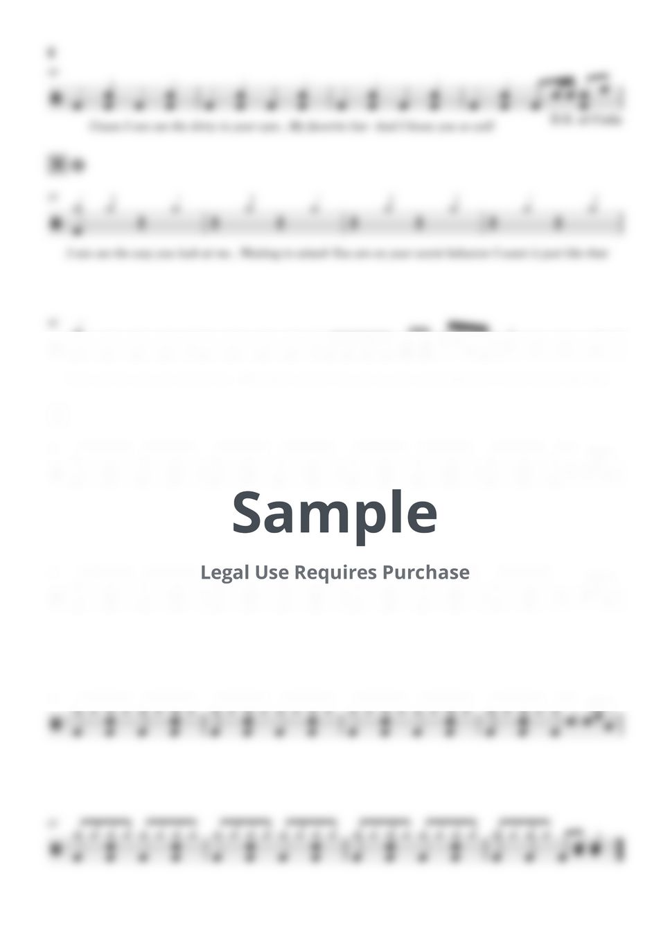 Christopher - Bad Sheet Music by drumboy