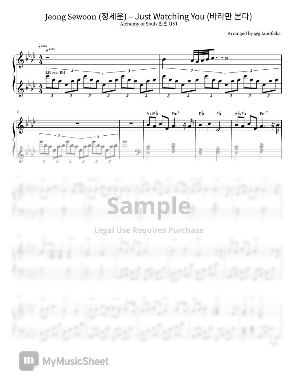 Alchemy of Souls 환혼 OST - Jeong Sewoon (정세운) – Just Watching You (바라만 ...