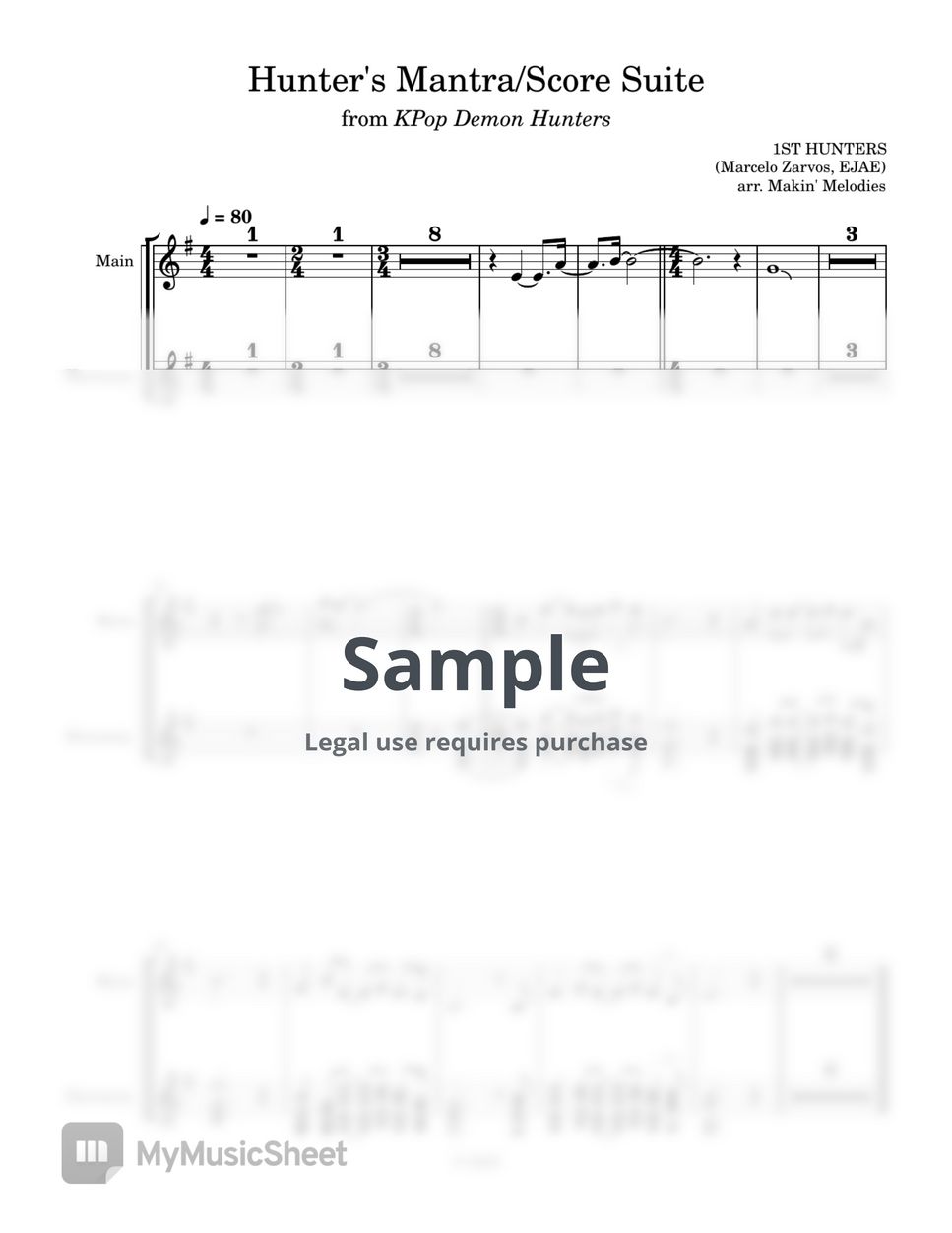 1ST HUNTERS (Marcelo Zarvos, EJAE) - Hunter's Mantra / Score Suite [1st ...