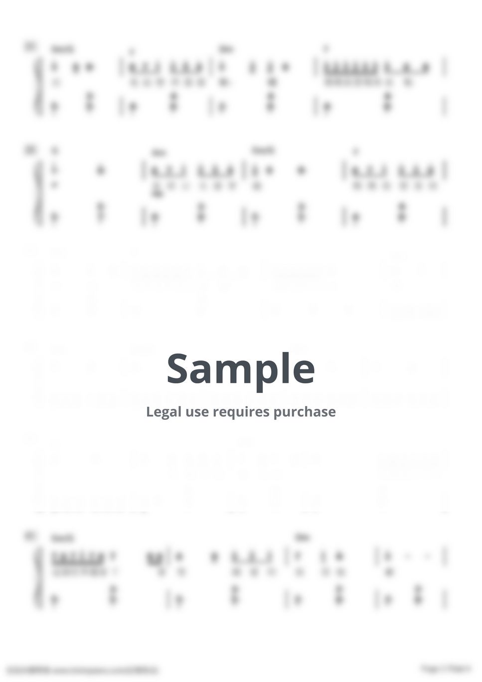 Paula Winger+Cash Callaway+Sara Haglund - [簡譜]-周深 - 記憶商店(The Memory ...