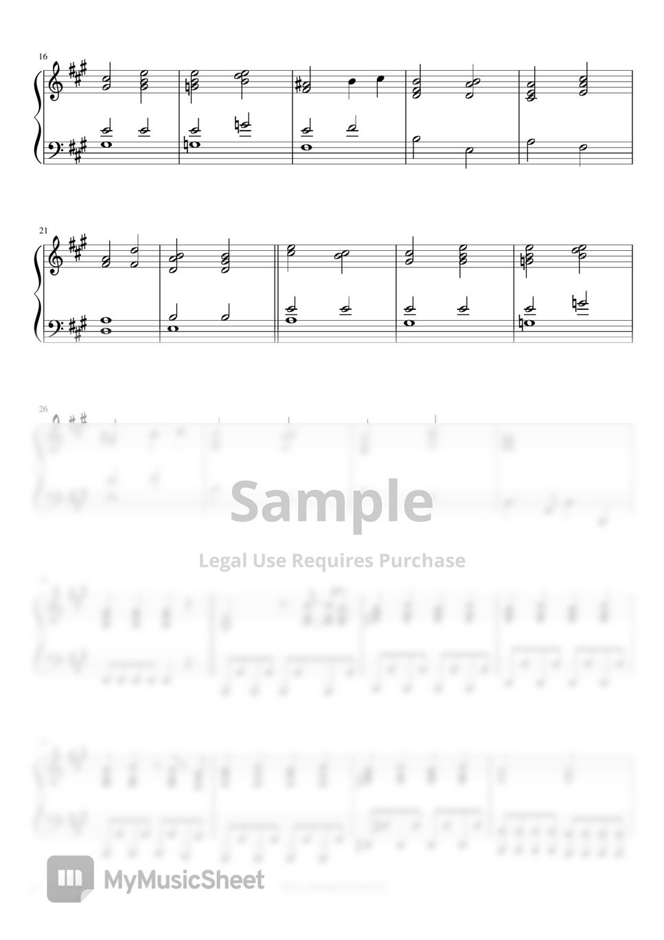 조이(JOY) - 안녕(Hello) (반주악보) Sheets by 피아노정류장