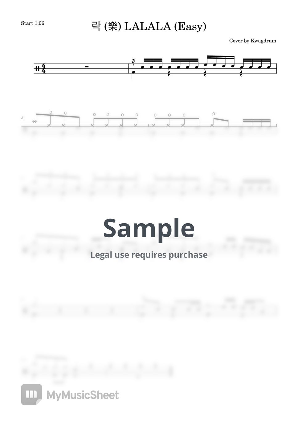 Stray Kids - 락 (樂) (LALALALA) Sheets by KwangDrum