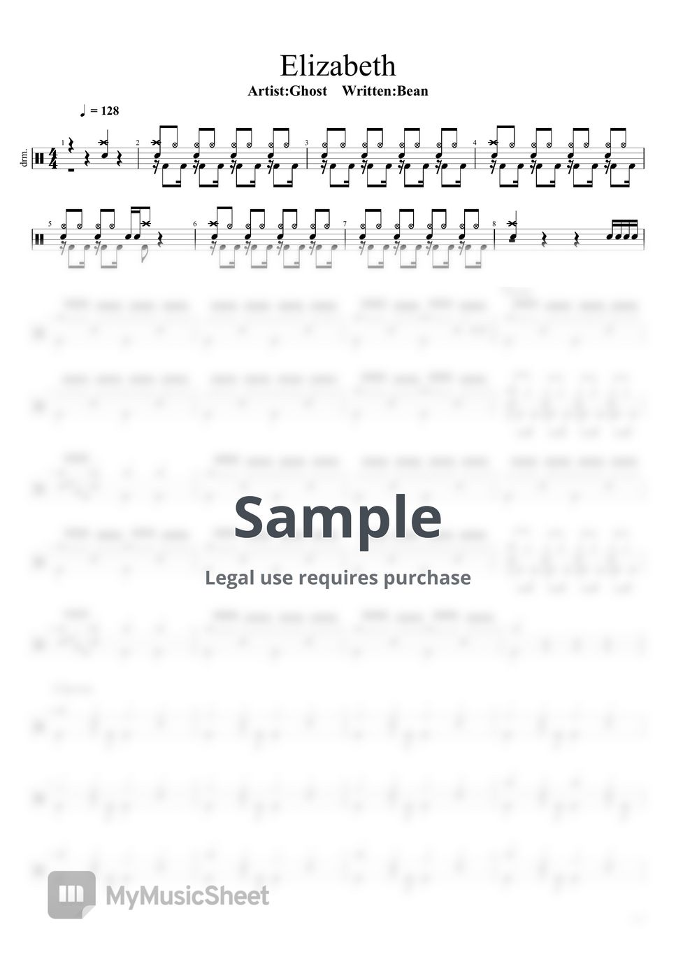 Ghost - Elizabeth 악보 by optimist syu