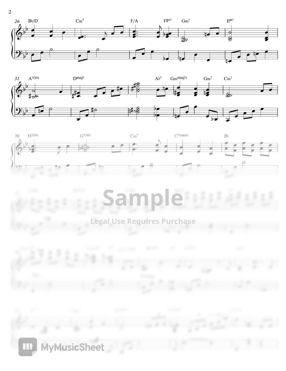 Secret Garden - Serenade to Spring (Jazz Waltz) 악보 by MIWHA