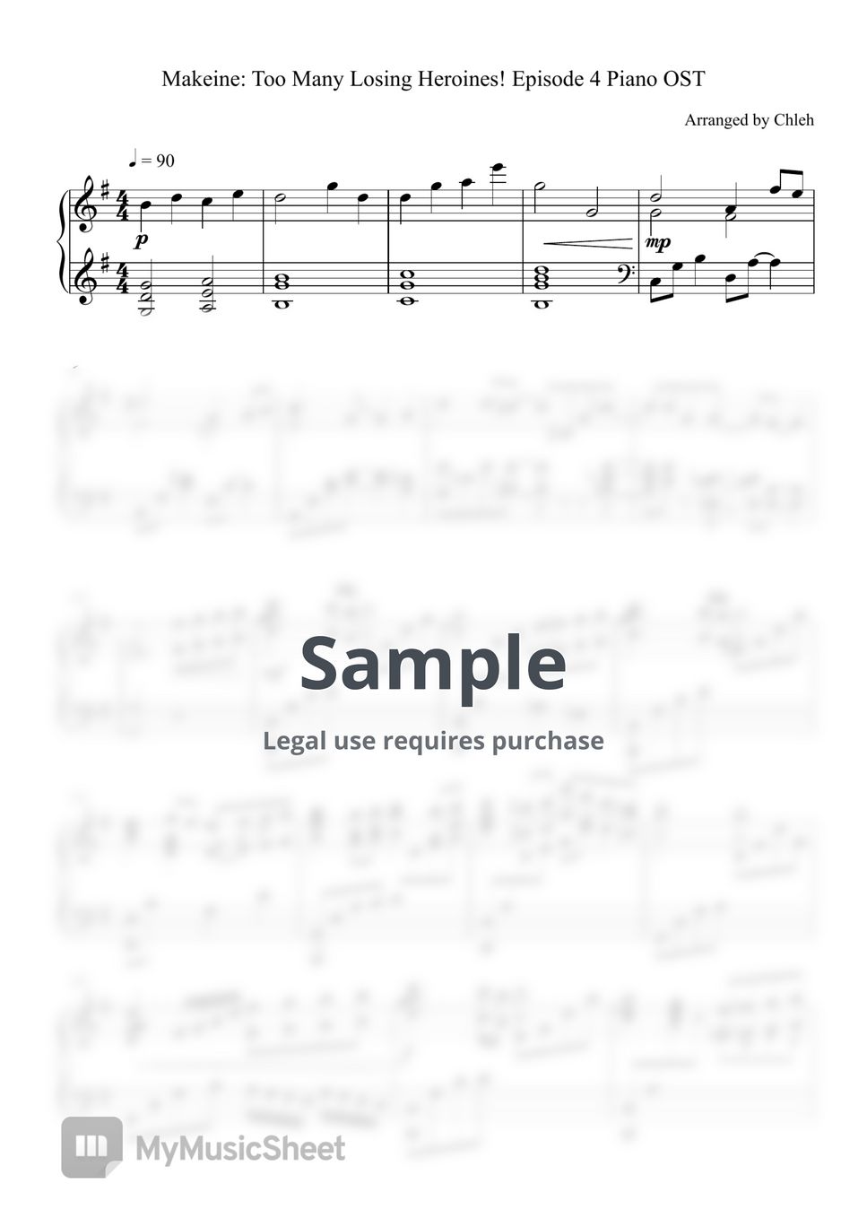 Makeine: Too Many Losing Heroines! - Makeine: Too Many Losing Heroines! Episode 4 Piano OST ...