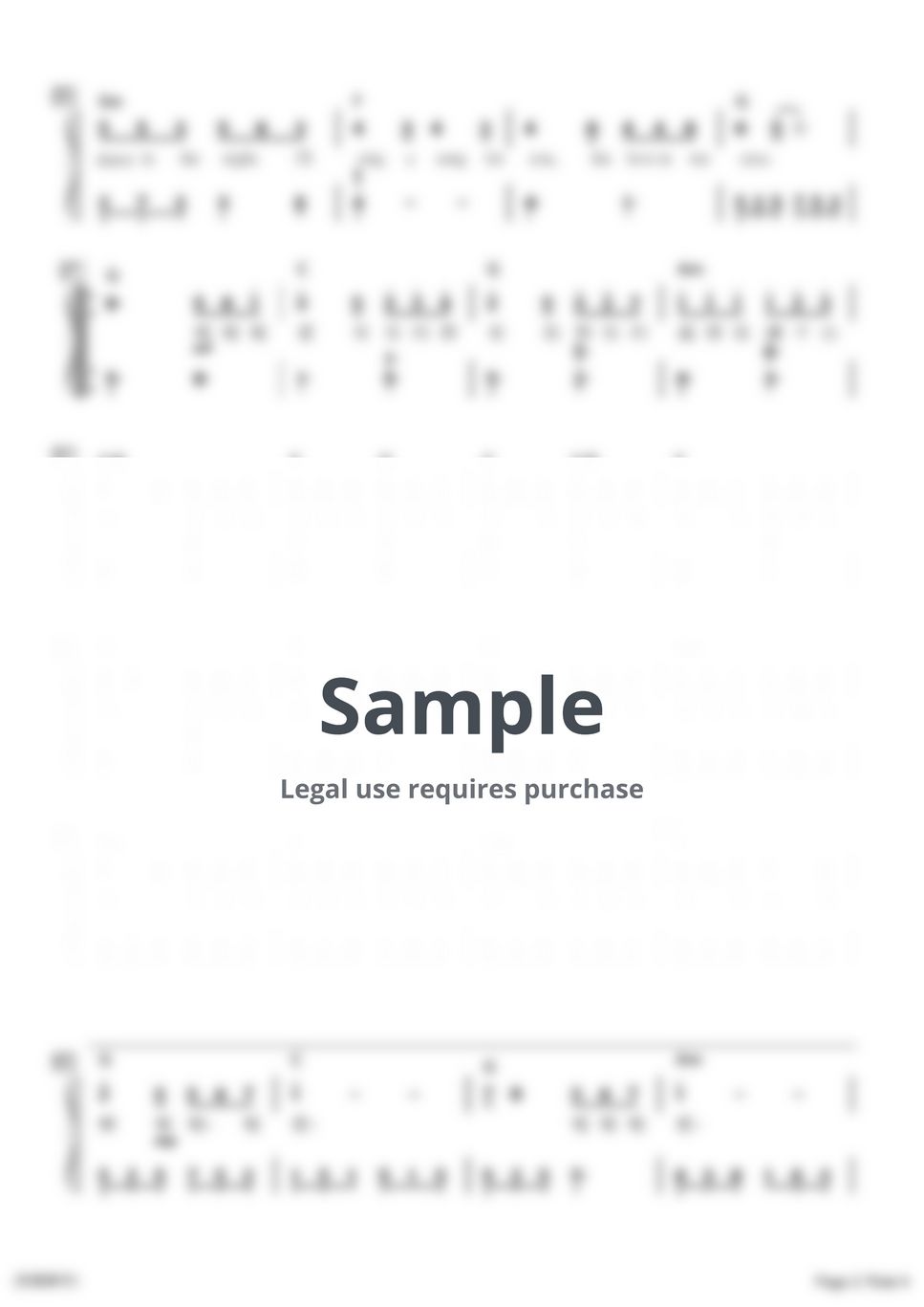 芒果醬 Mango Jump - [簡譜]-芒果醬 Mango Jump - 我喜歡你( I'm Into You)(附歌詞 和弦) Sheet Music by pichia