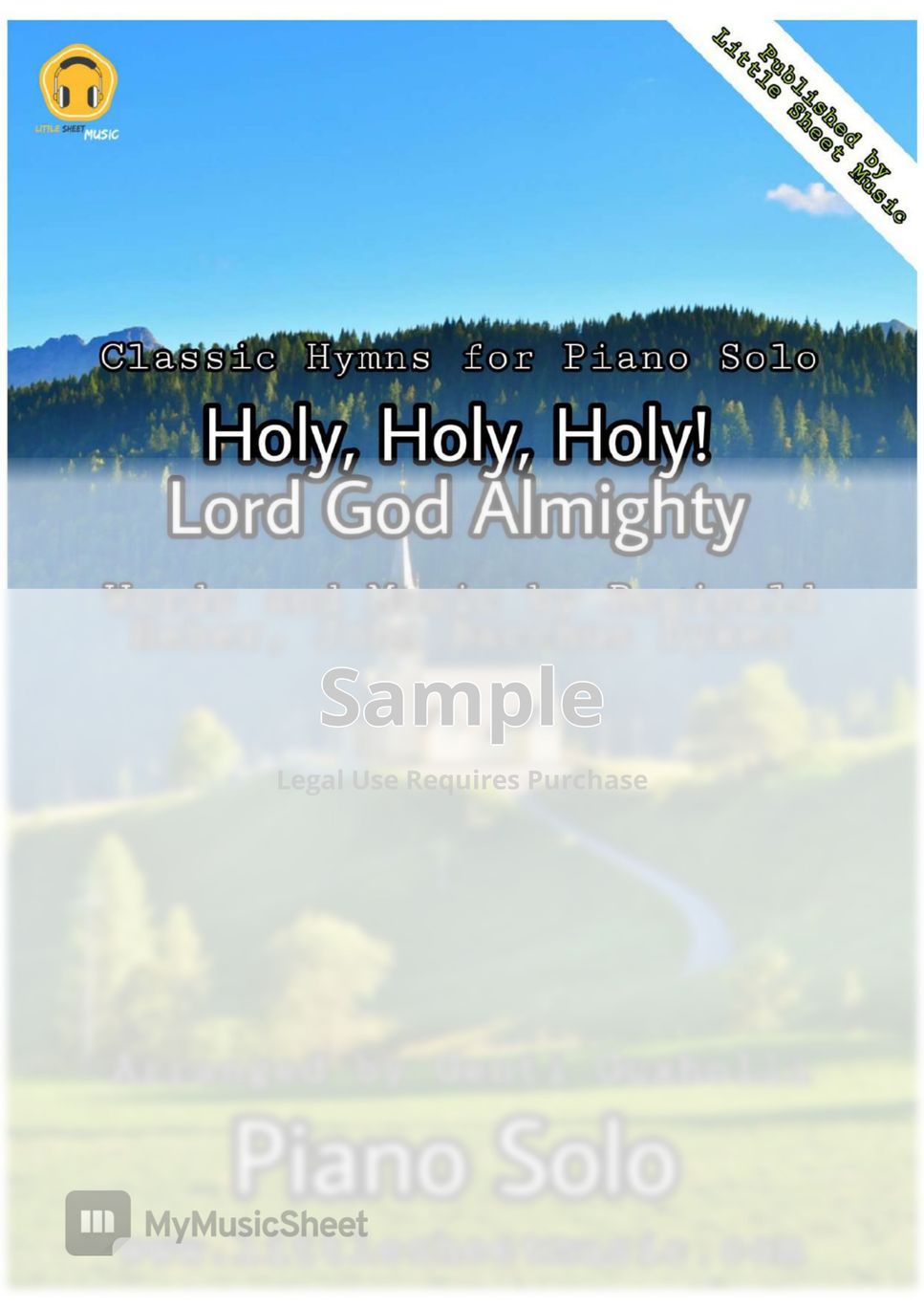 Reginald Heber - Holy, Holy, Holy! Lord God Almighty Sheets by Genti ...