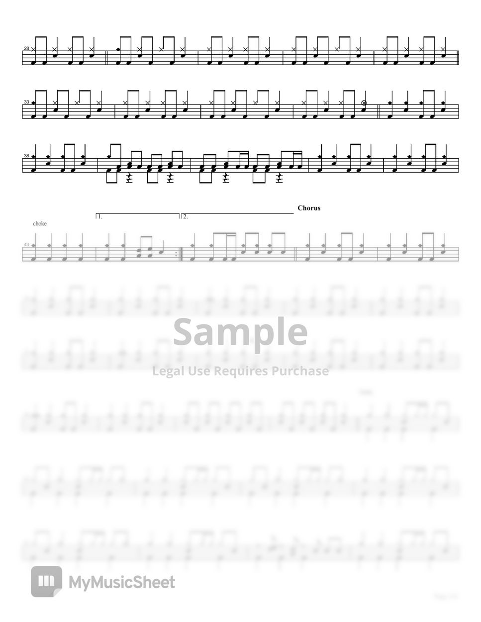 9mm Parabellum Bullet - Sacrifice Sheet Music by Hydra