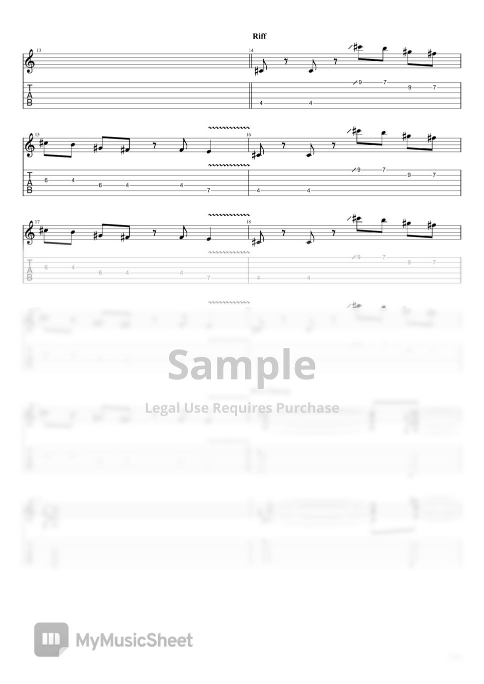 CRAVITY - Ready Or Not Tab + 단선 악보 by Rob Ethereal