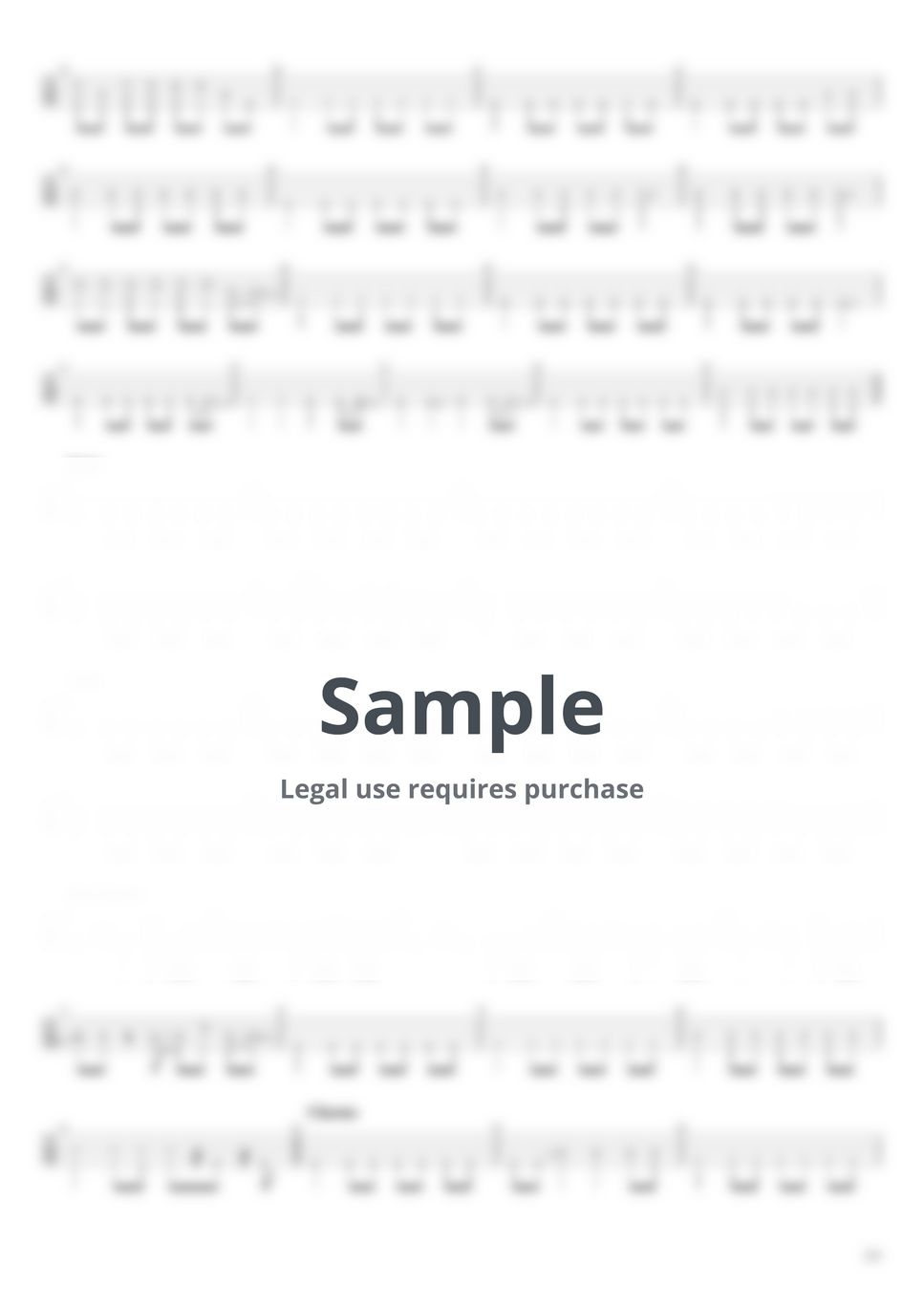 saji - Wonderlust!! (Bass TAB) Sheets by Muya