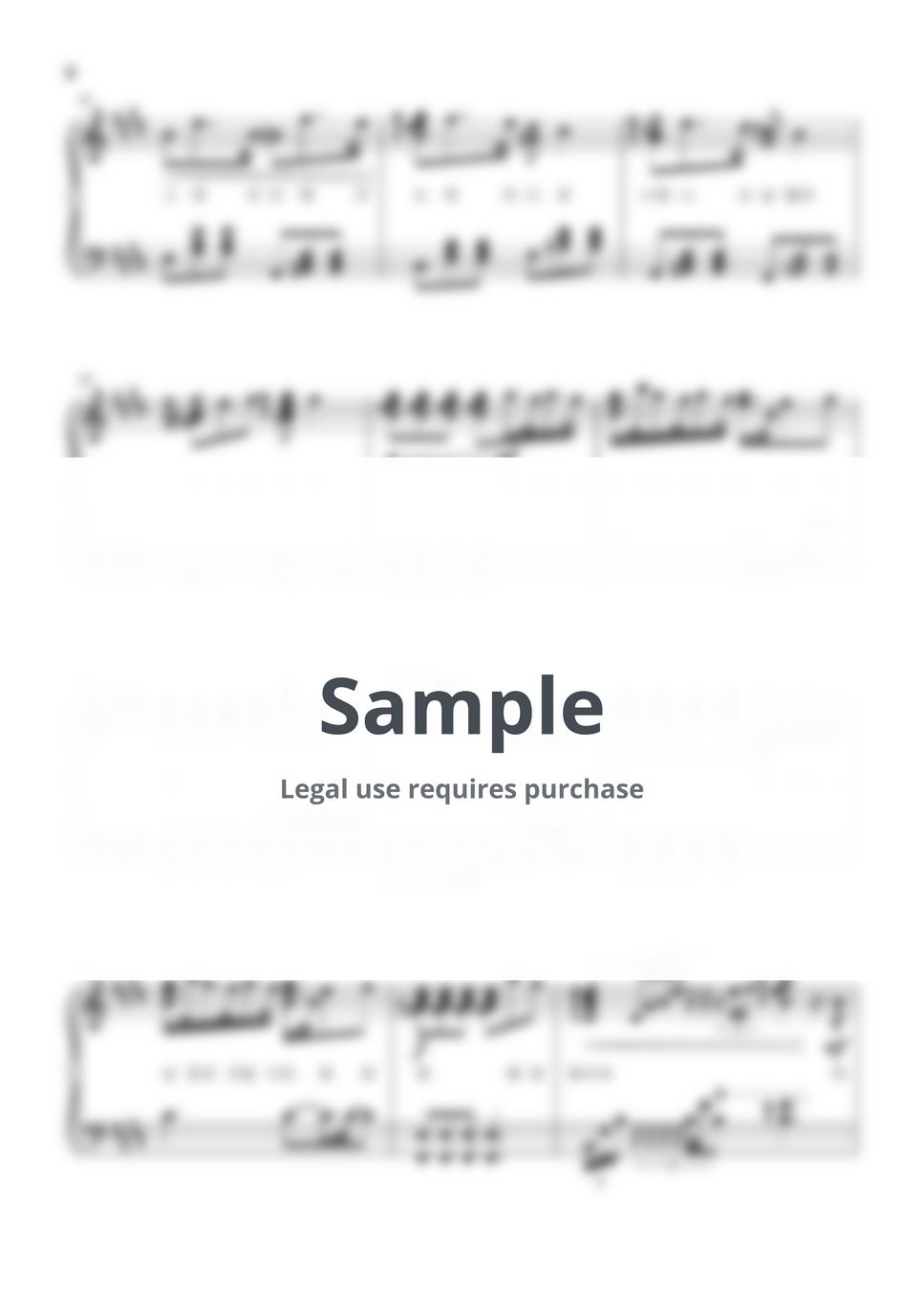 BIBI 비비 - 밤양갱 (약간얌전한편곡) Sheet Music by 피아노쟁이뀨