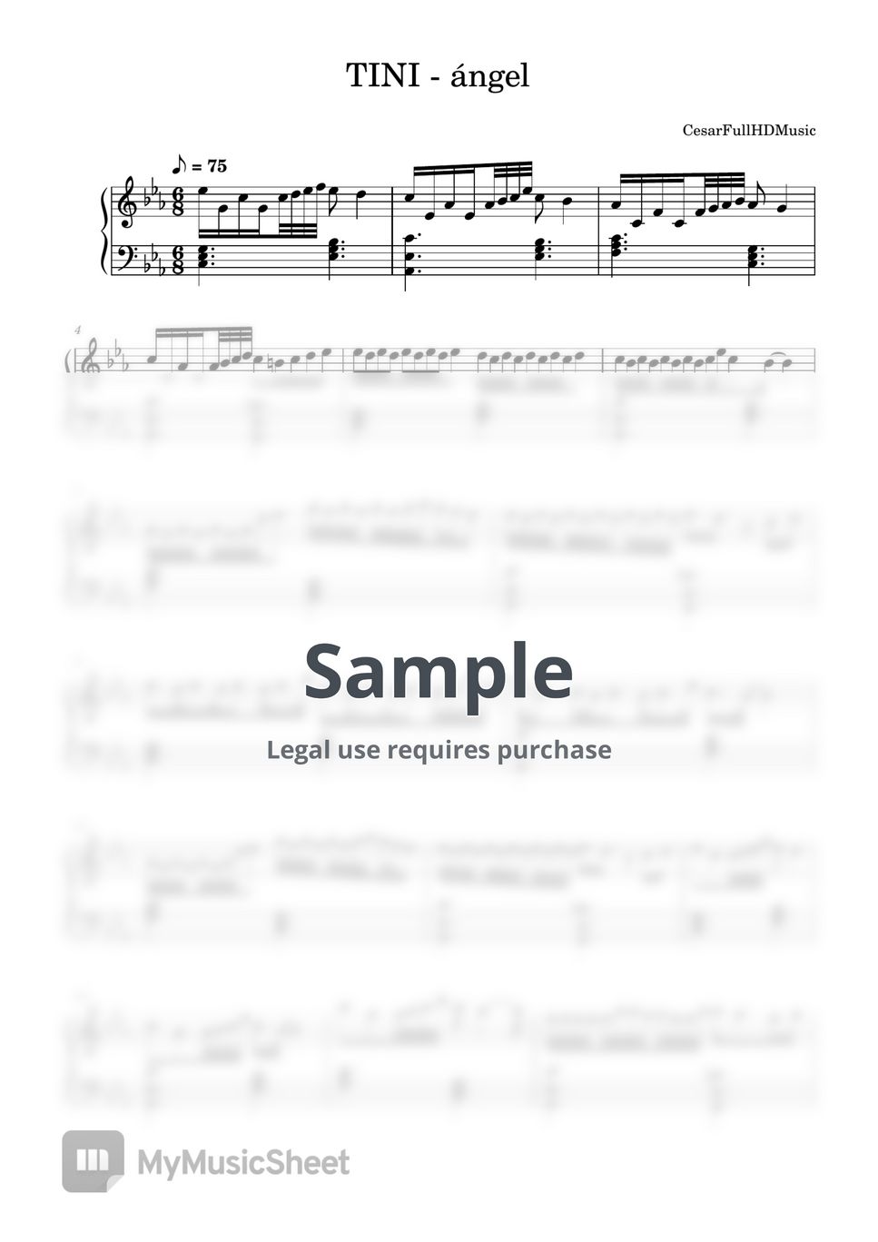 TINI - ángel Sheets