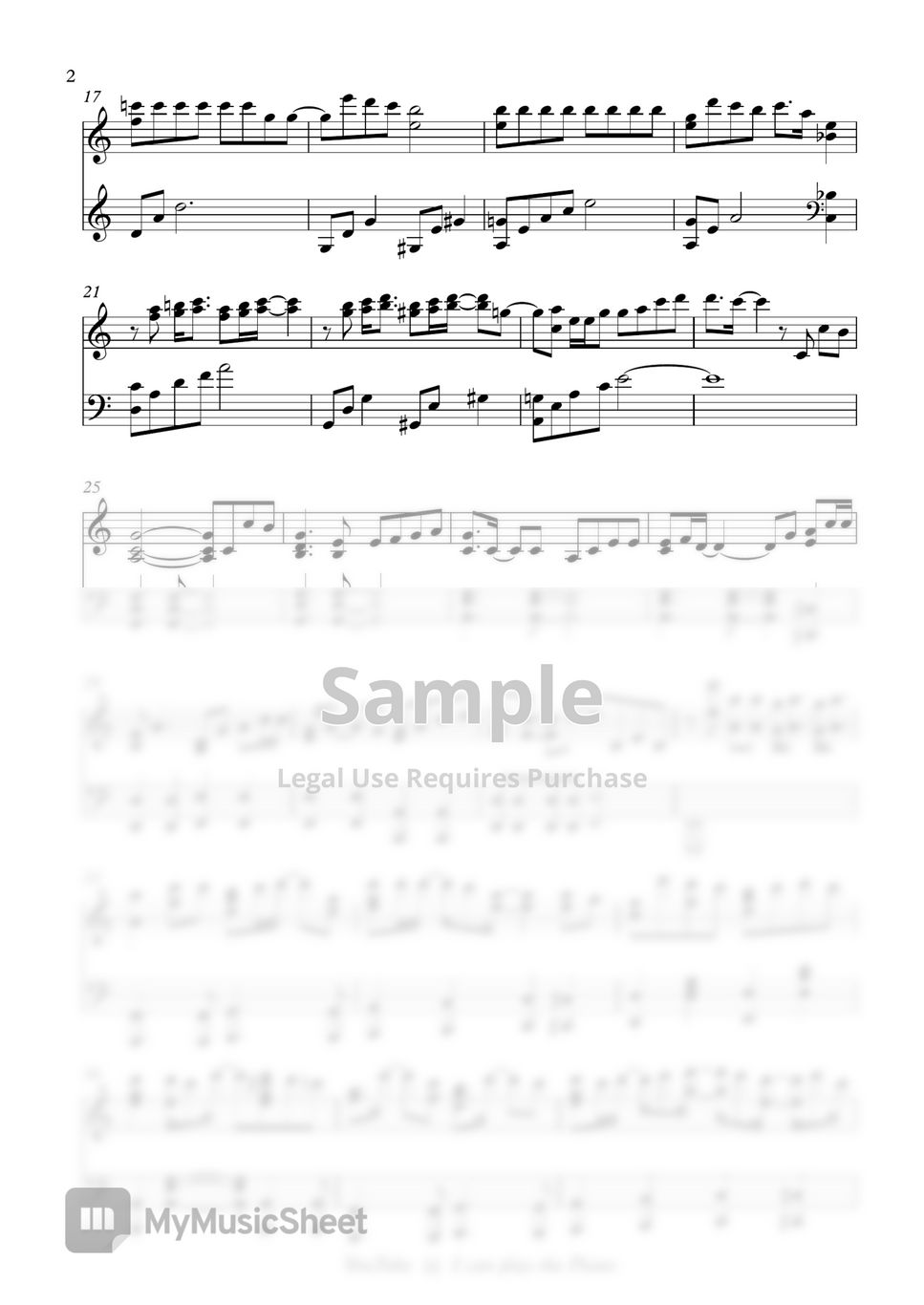 Panorama - IZ*ONE Sheet Music by I can play the Piano