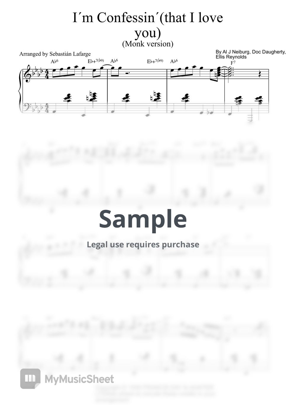 Thelonious Monk - I´m Confessin(that I love you) (Jazz Piano solo ...