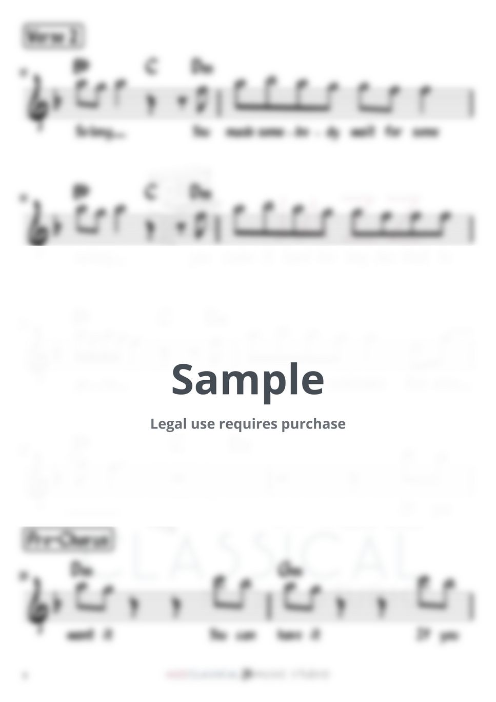 Childish Gambino - Redbone (with ABC) Sheet Music by Jazz Classical Music Studio