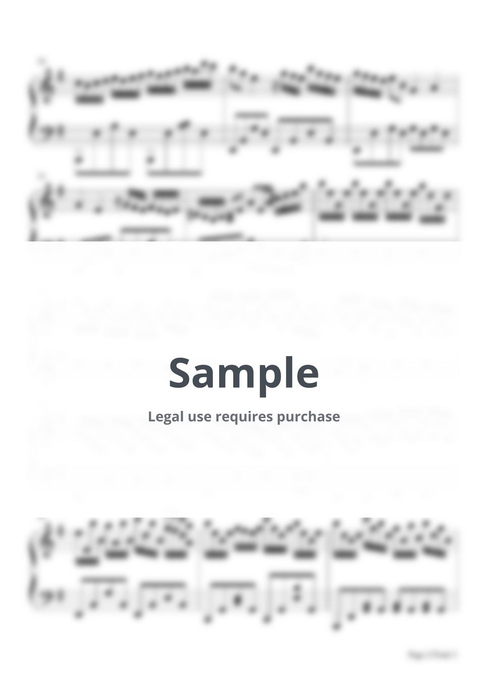 Cheetah Mobile - The End (Dancing Line) Sheet Music by dogemusic