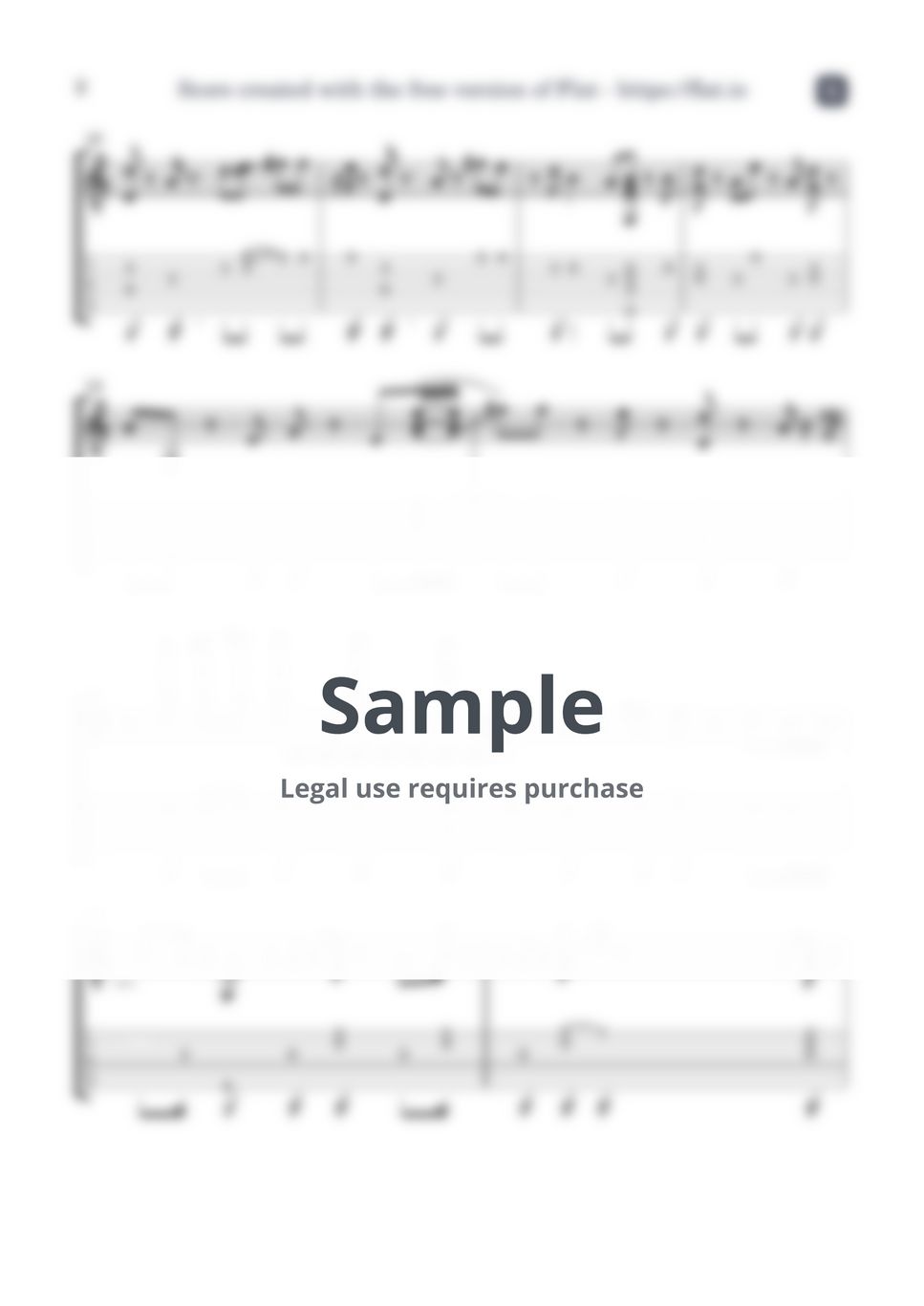 Alex Warren - Ordinary (Fingerstyle Guitar) Sheet Music by Matteo Baldolini