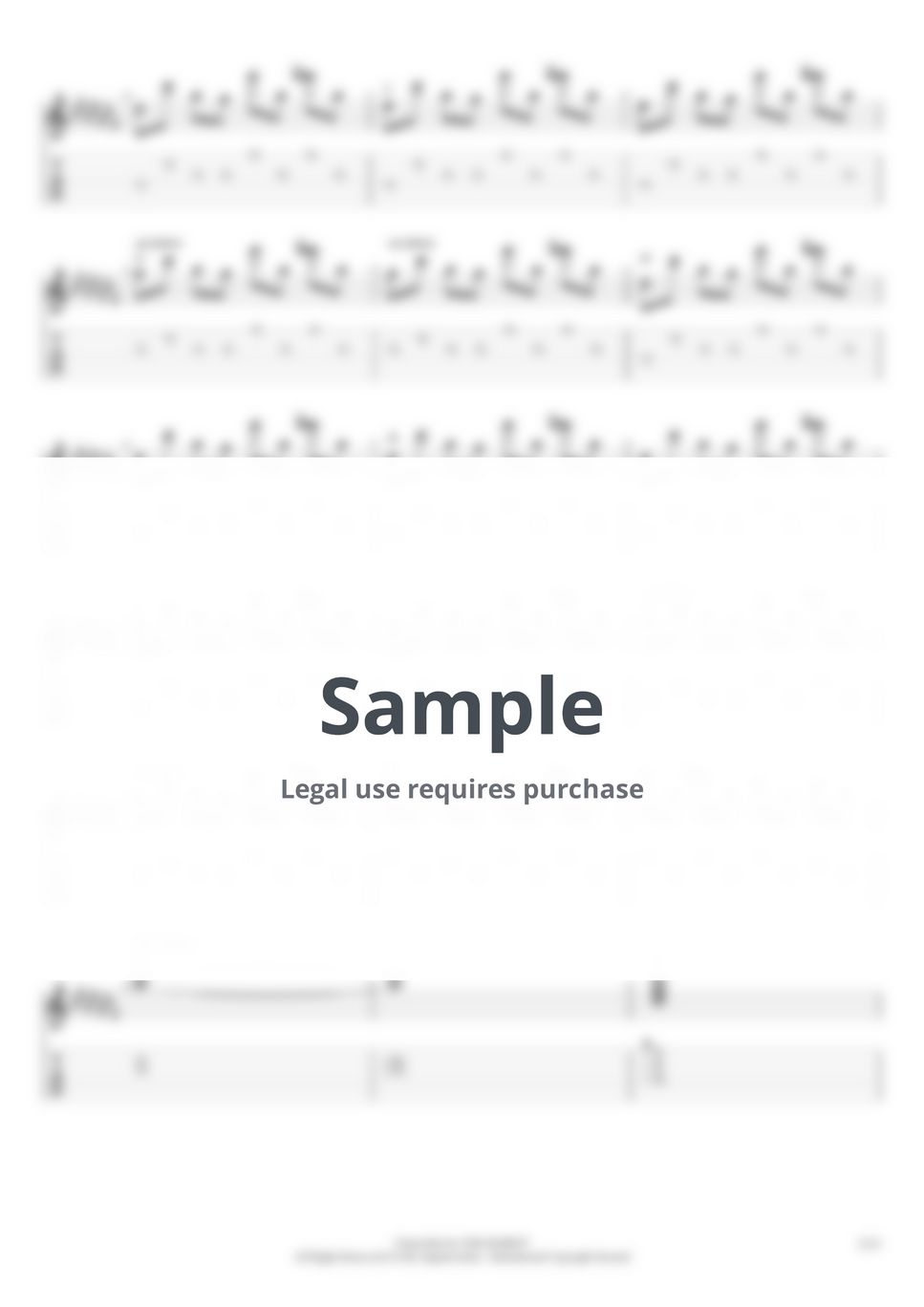 Guns N' Roses - Sweet Child O' Mine (Slash part) 楽譜 by Tab Market