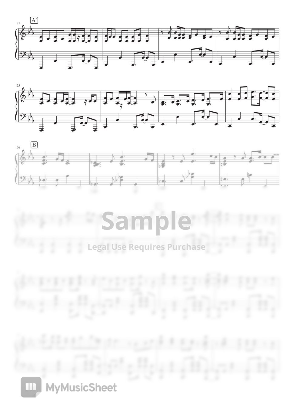 Eve - Heart Forecast (Piano Solo) 악보 by Fukane