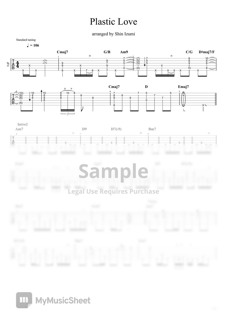 Mariya Takeuchi - Plastic Love แผ่น by Shin Izumi