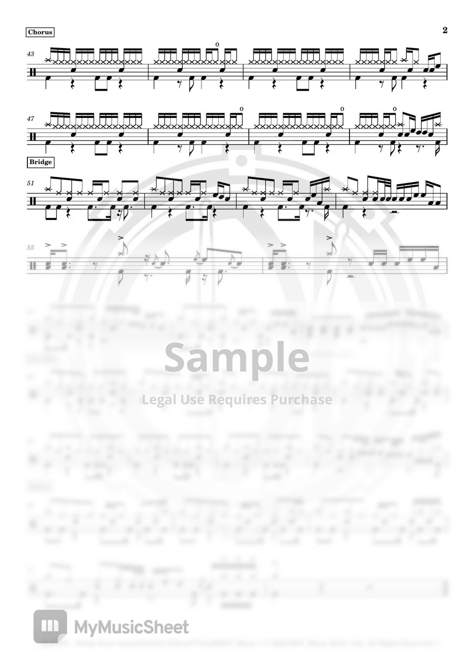 陳奕迅 - 黃金時代 (鼓譜) Sheets by Edward Chan@EDC Music