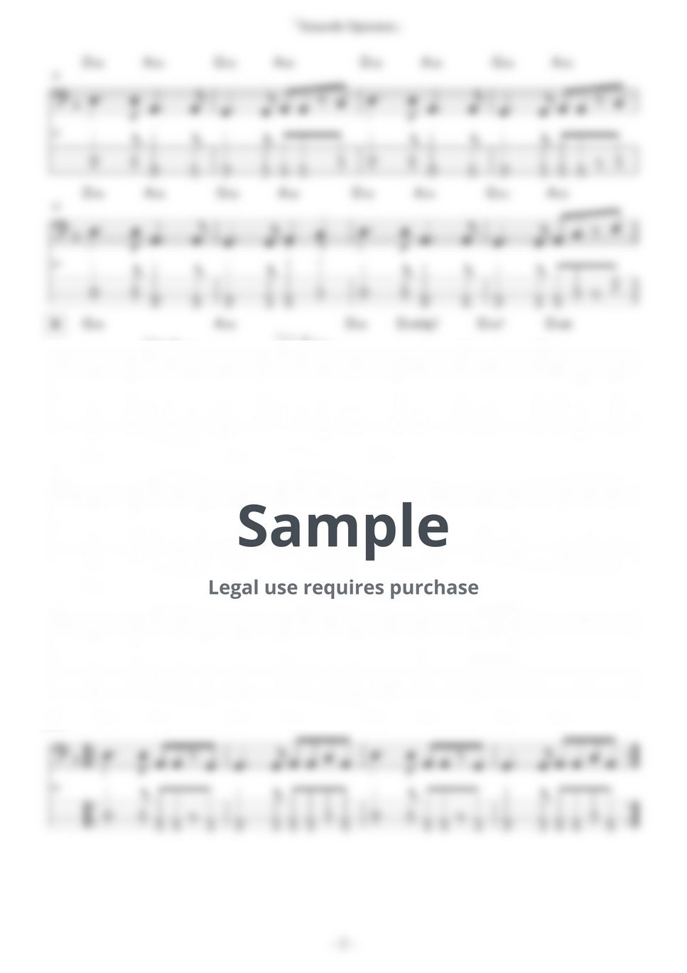 Sade - Smooth Operator (ベース譜/TAB譜あり) 악보 by きどりん