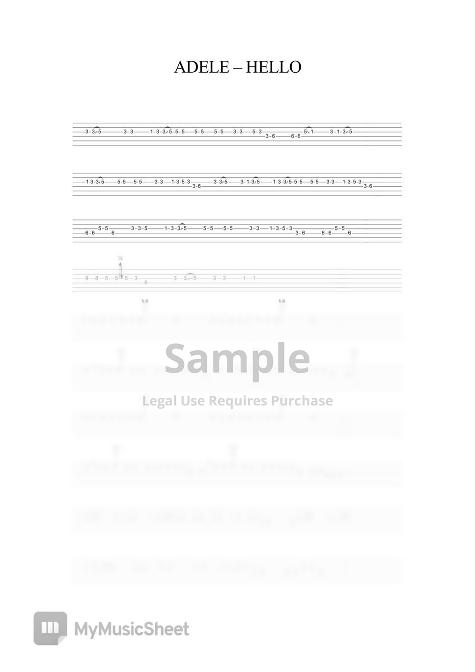 Adele - Hello Hoja by Alvaro97