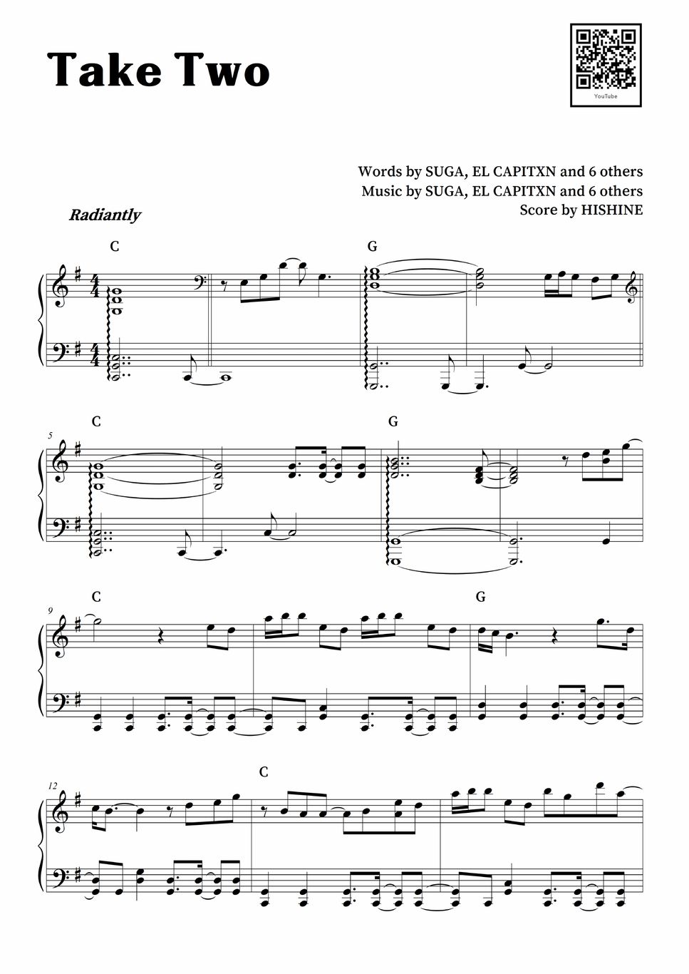 Take Two - BTS (with simple ver.) Sheets by HISHINE