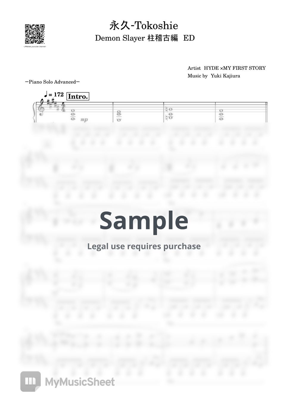 MY FIRST STORY × HYDE - 永久‐Tokoshie (Demon Slayer 柱稽古編 ED/Advanced ...