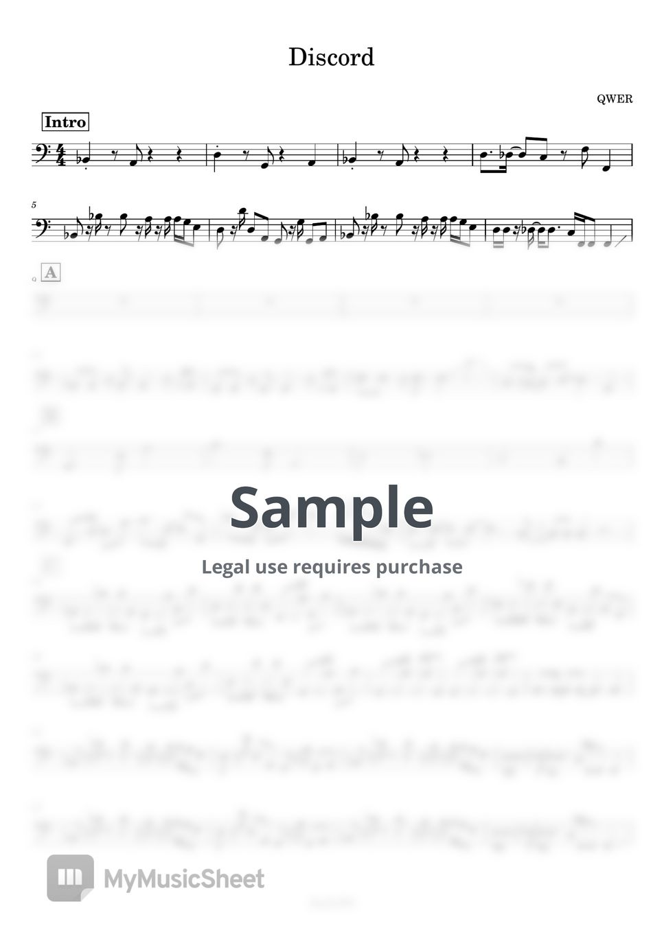 QWER - Discord Sheets by On.B 온비