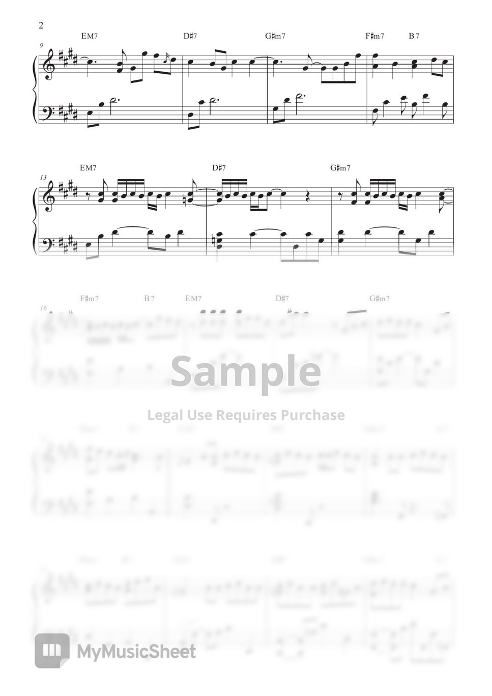 정국 Jung Kook Seven Feat Latto 어려움 Sheets By Ju Eunhye