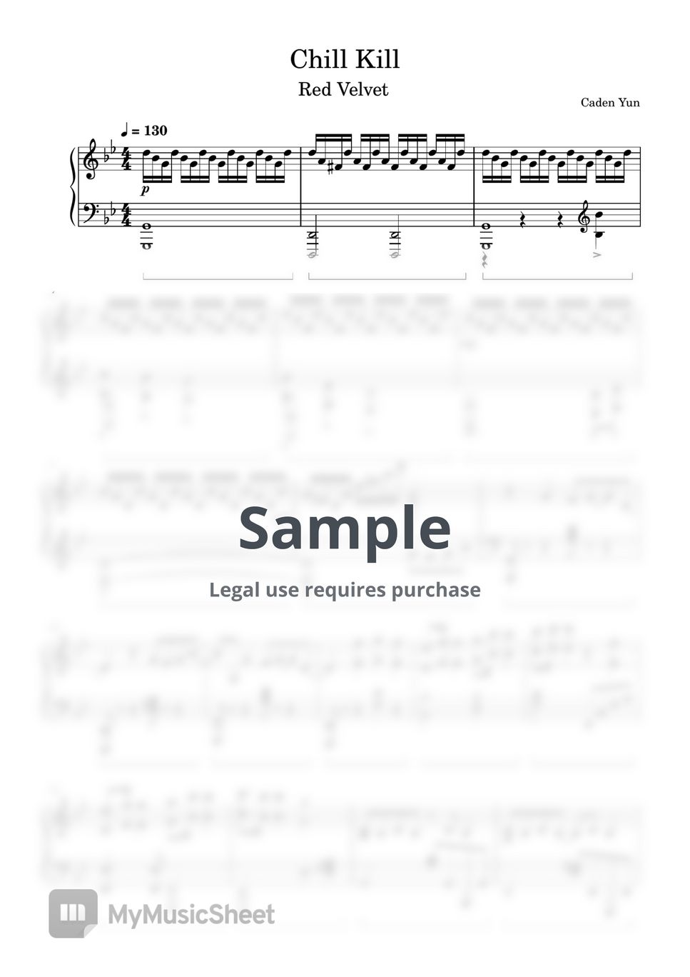 Red Velvet - Chill KIll Sheets by Caden Yun