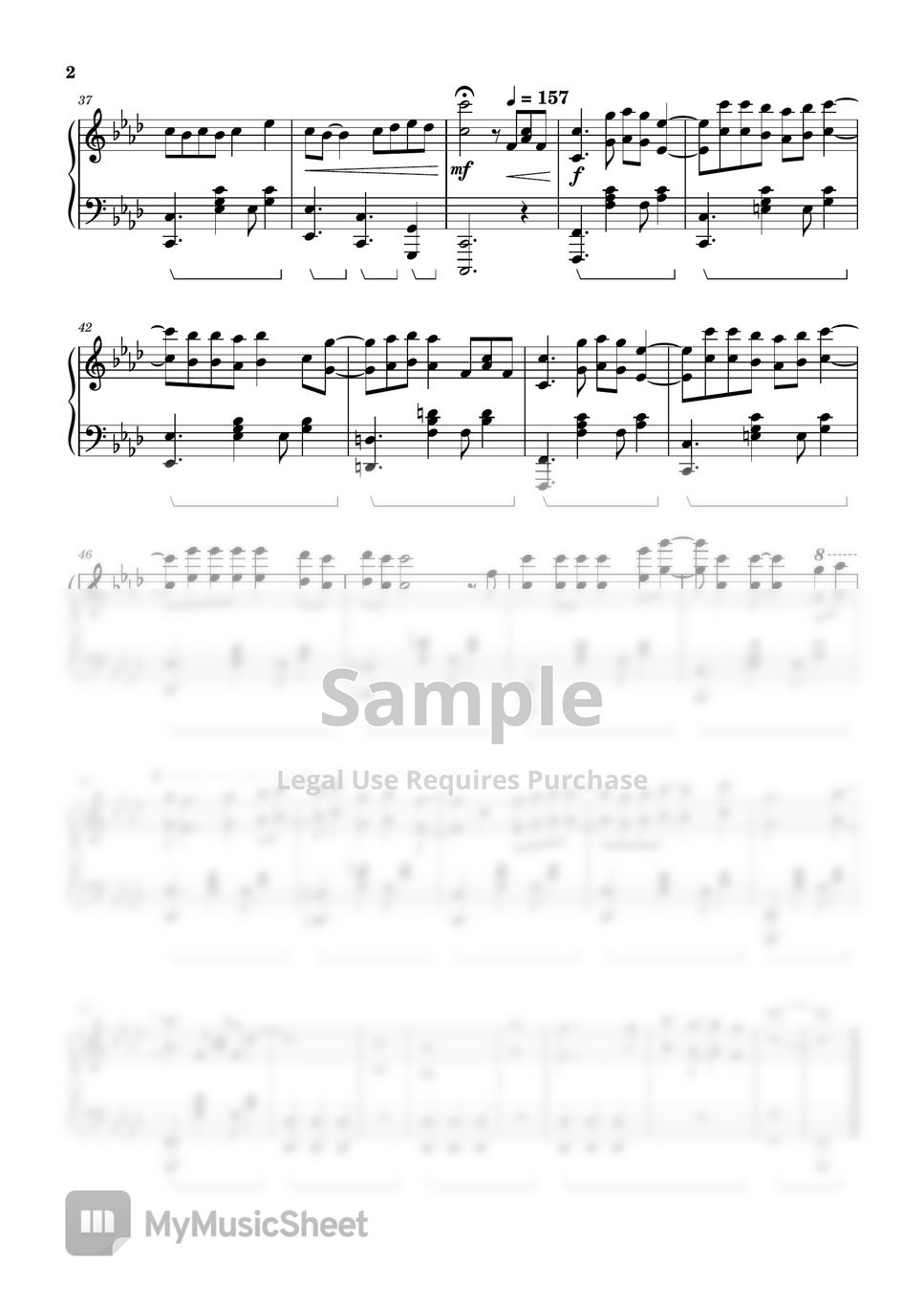 Aimer - Deep Down Sheets by Marco D.