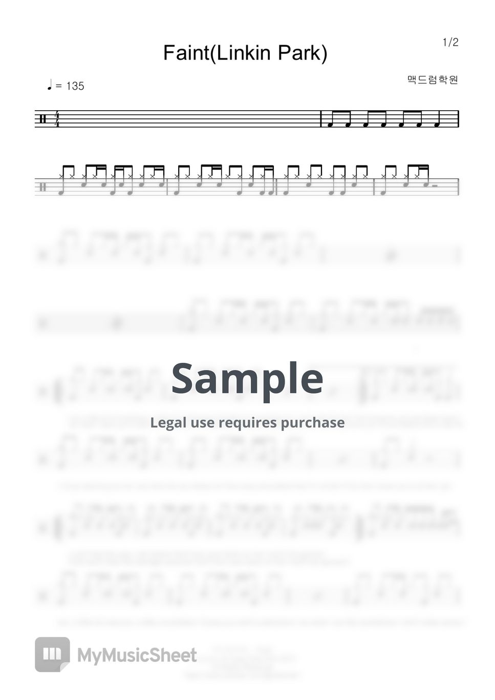 Linkin Park - Faint Sheets by Mcdrum