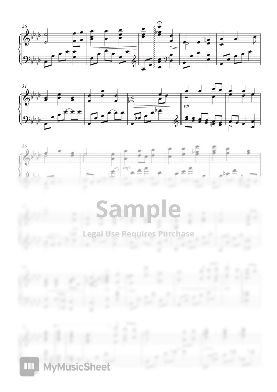 Jonathan E Spilman 그 어린 주 예수 Away In A Manger 피아노 찬송가 악보 By 은의