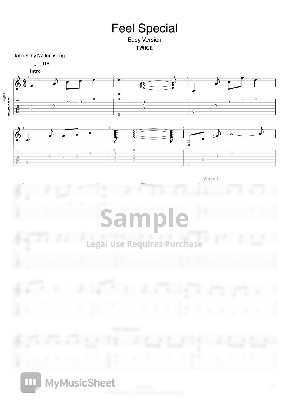 TWICE - Feel Special (Easy, 2/10) Sheets by NZJonosong