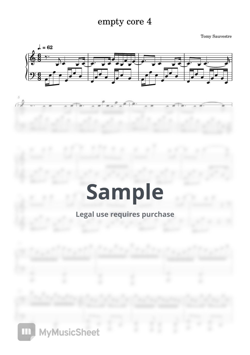 Tomy Sauvestre - empty core 4 Sheets