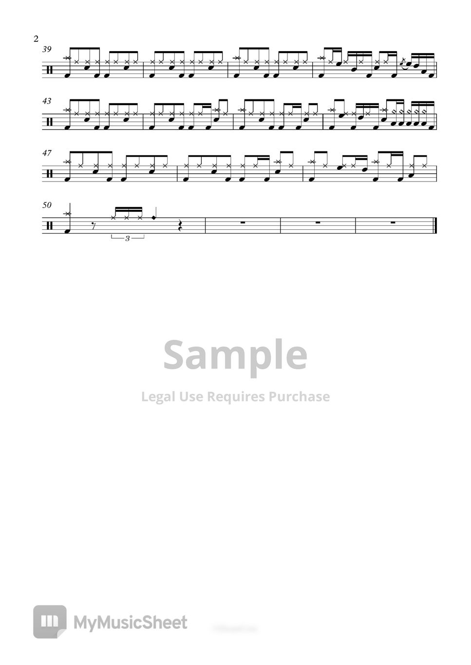 제이어스 - 내 모습 이대로 Sheet Music by DrumCore