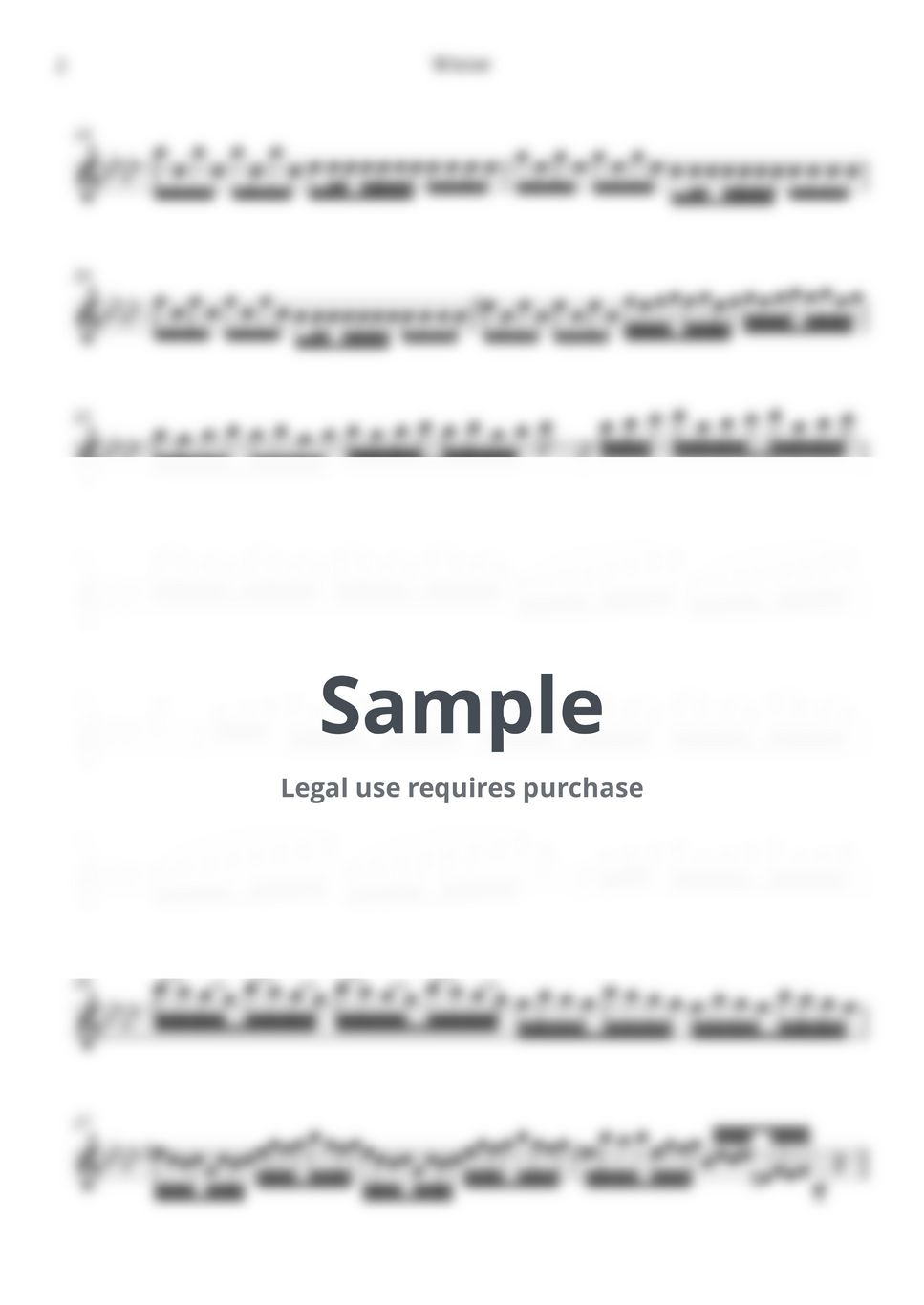 A.Vivaldi - Winter (Rock ver.) Sheet Music by Seyoung