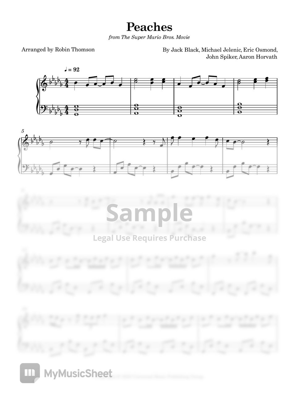 Jack Black, Michael Jelenic, Eric Osmond, John Spiker & Aaron Horvath ...