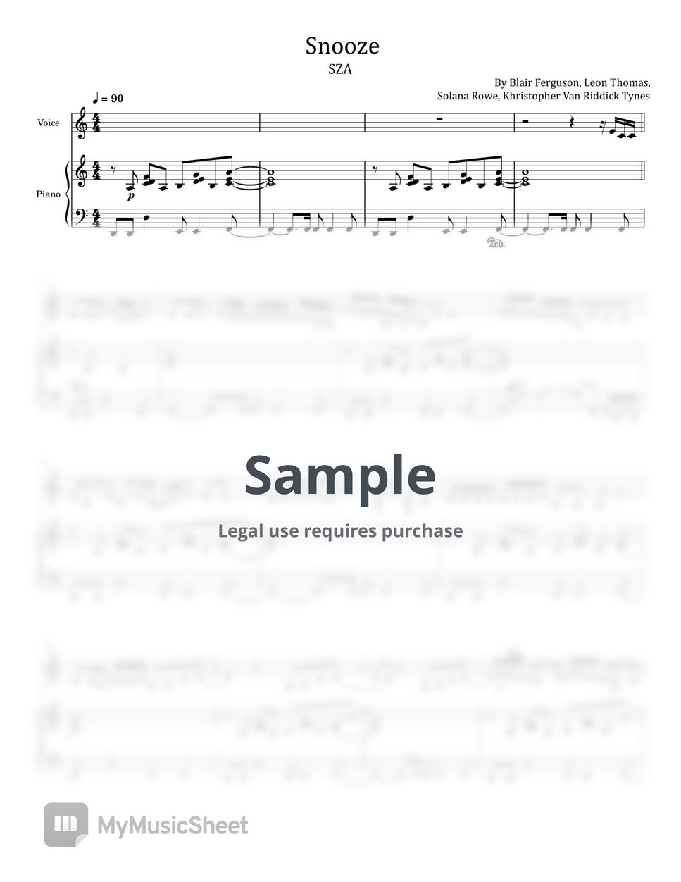 Blair Ferguson, Leon Thomas, Solana Rowe, Khristopher Van Riddick Tynes ...