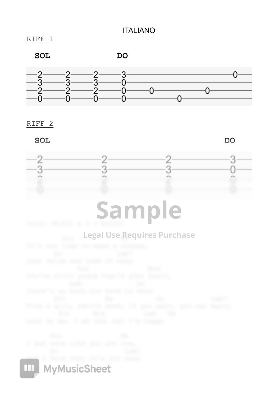 Cat Stevens - Father and Son - Ukulele Partition musicale by Ukulele