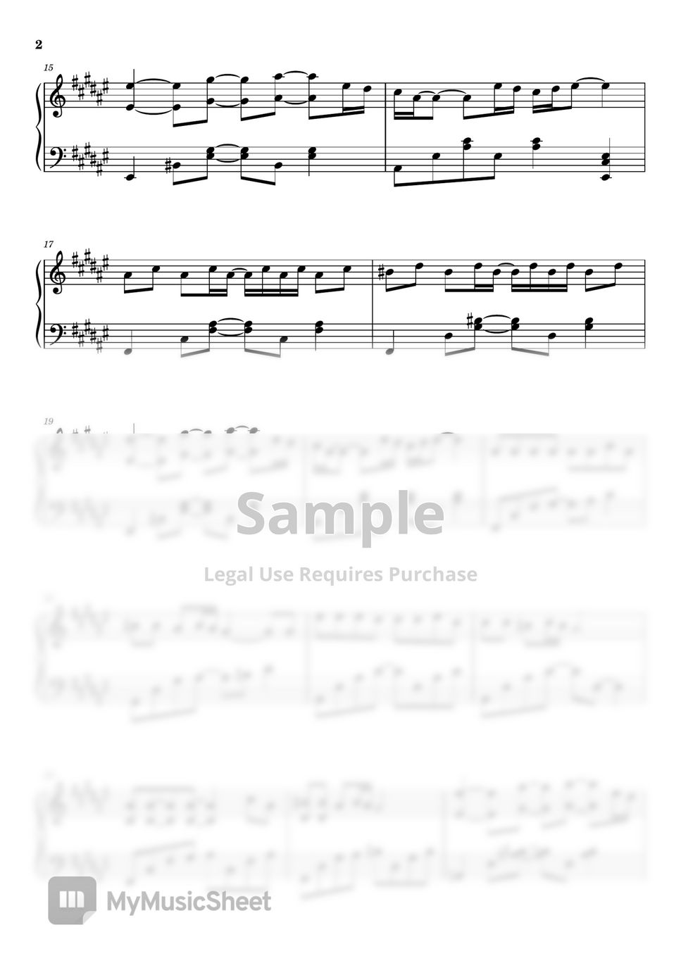 Jack Black Peaches From The Super Mario Bros Movie Sheets By Piano