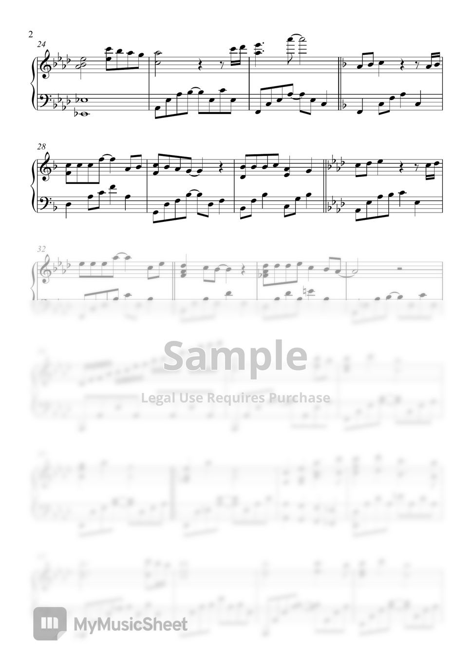 Christina Aguilera - Reflection (Mulan OST) 악보 by Fanfare